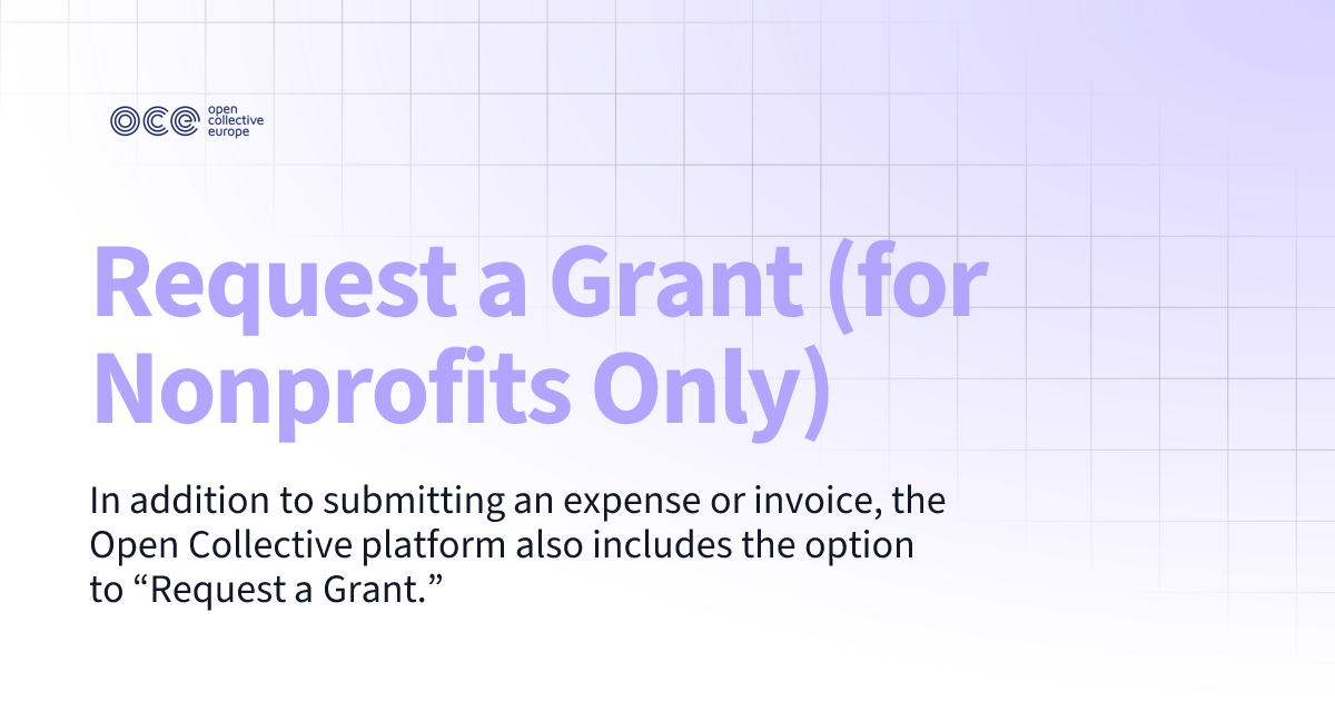 Request a Grant (for Nonprofits Only) | OCE